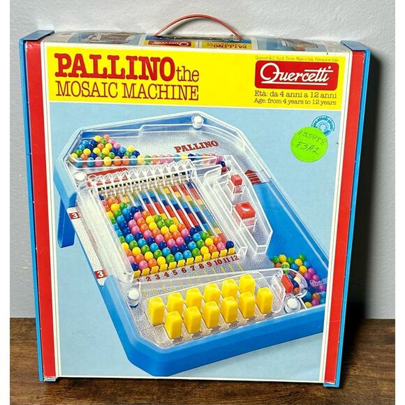Quercetti | Toys | Vintage Pallino The Mosaic Machine Quercetti Italy ...
